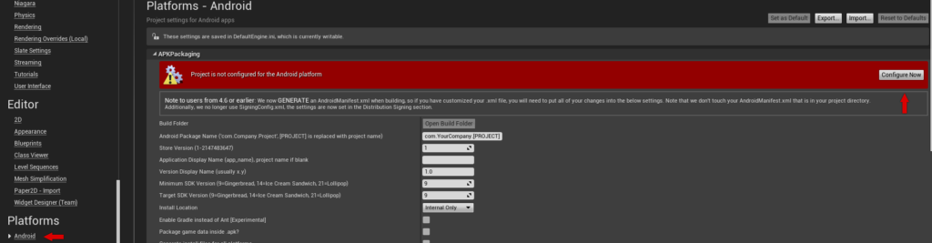 First game project set-up – Parallelcube