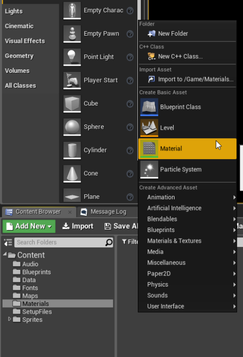 Sprite effects: UE4 Materials Introduction – Parallelcube