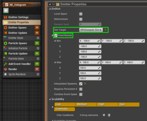 Niagara particle system – Parallelcube