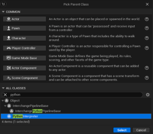 Python interpreter in UE5 – Parallelcube